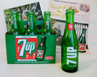 7 up glass bottle | Etsy