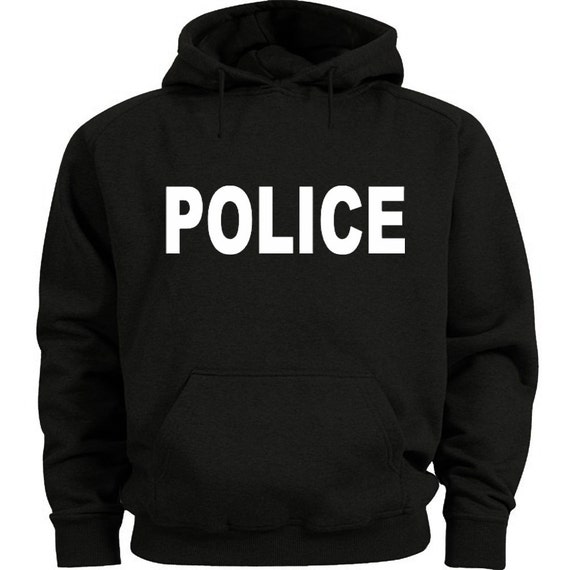 Police hoodie sweatshirt