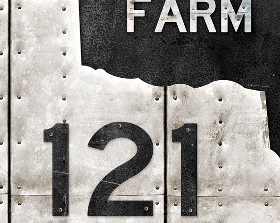 Texas Farm Road METAL Sign 18x18 FREE SHIPPING