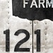 Texas Farm Road METAL Sign 18x18 FREE SHIPPING by ArtHouseGraffiti
