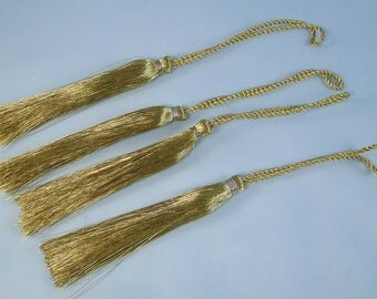 Metallic tassels | Etsy