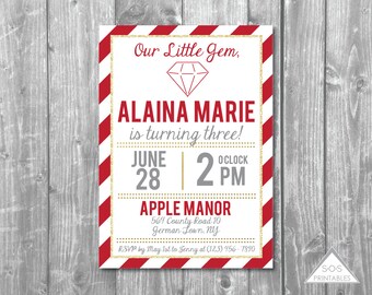 Birthday rhinestone | Etsy