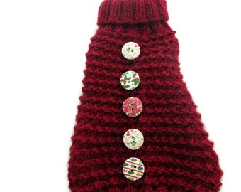 Knit dog collar | Etsy