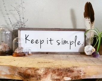 Keep it simple | Etsy