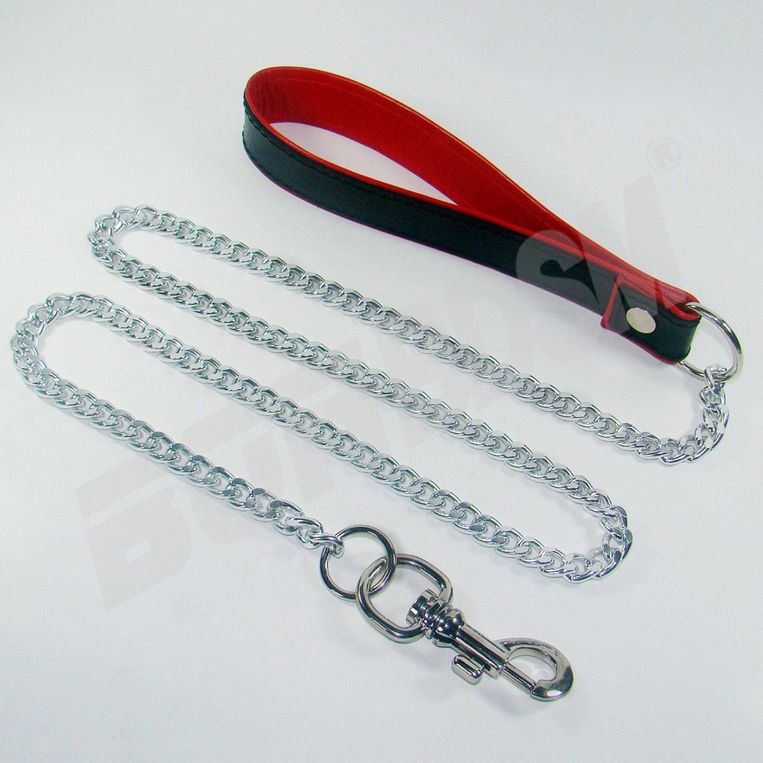 Bondage BDSM Leather Leash for slave sub or fetish gear by BONBDSM