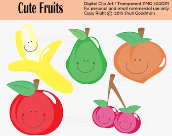 Bananas clipart | Etsy