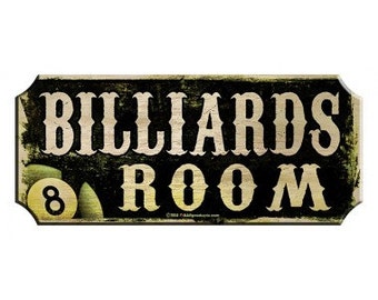 Billiard signs | Etsy