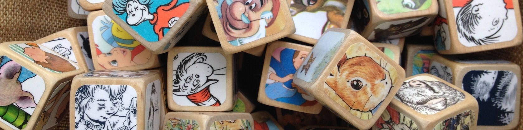 Wood Book Blocks for the Littlest Bookworms by StorybookBlocks