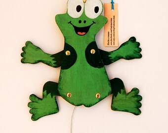 Frog hand puppet | Etsy