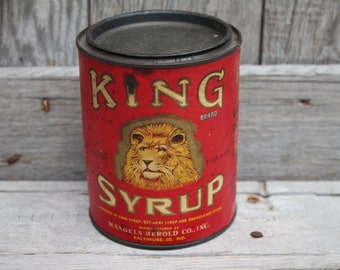 Syrup tin | Etsy