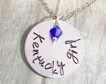 Kentucky necklace | Etsy
