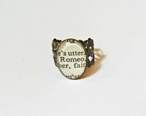 Popular items for romeo juliet ring on Etsy