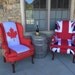 Union Jack Wing Back Chair Heavy Cotton