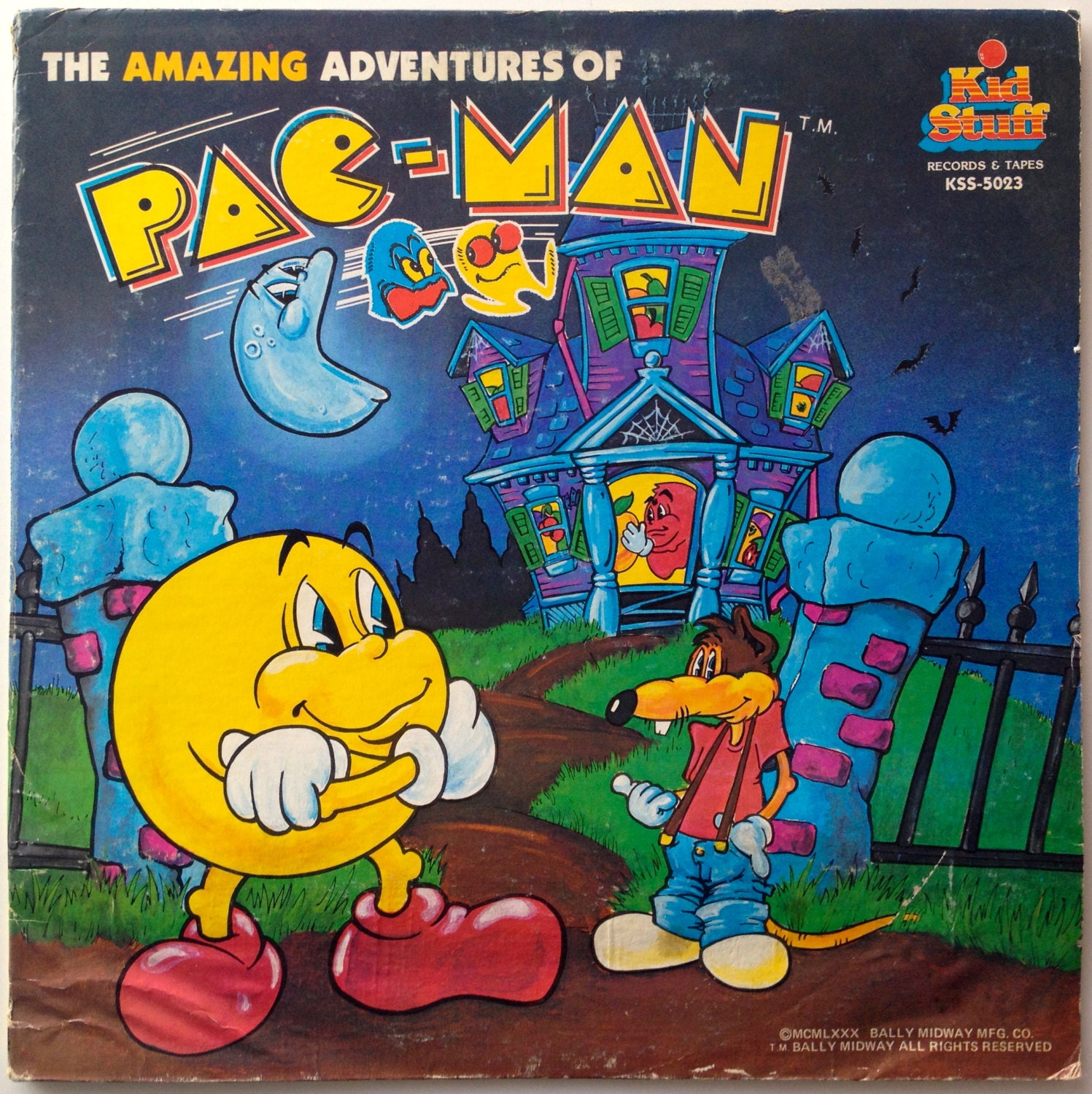 The Amazing Adventures of Pac-Man LP Vinyl Record Album Kid