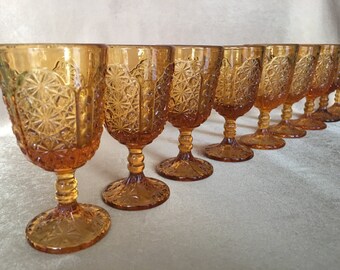 Amber textured glass | Etsy