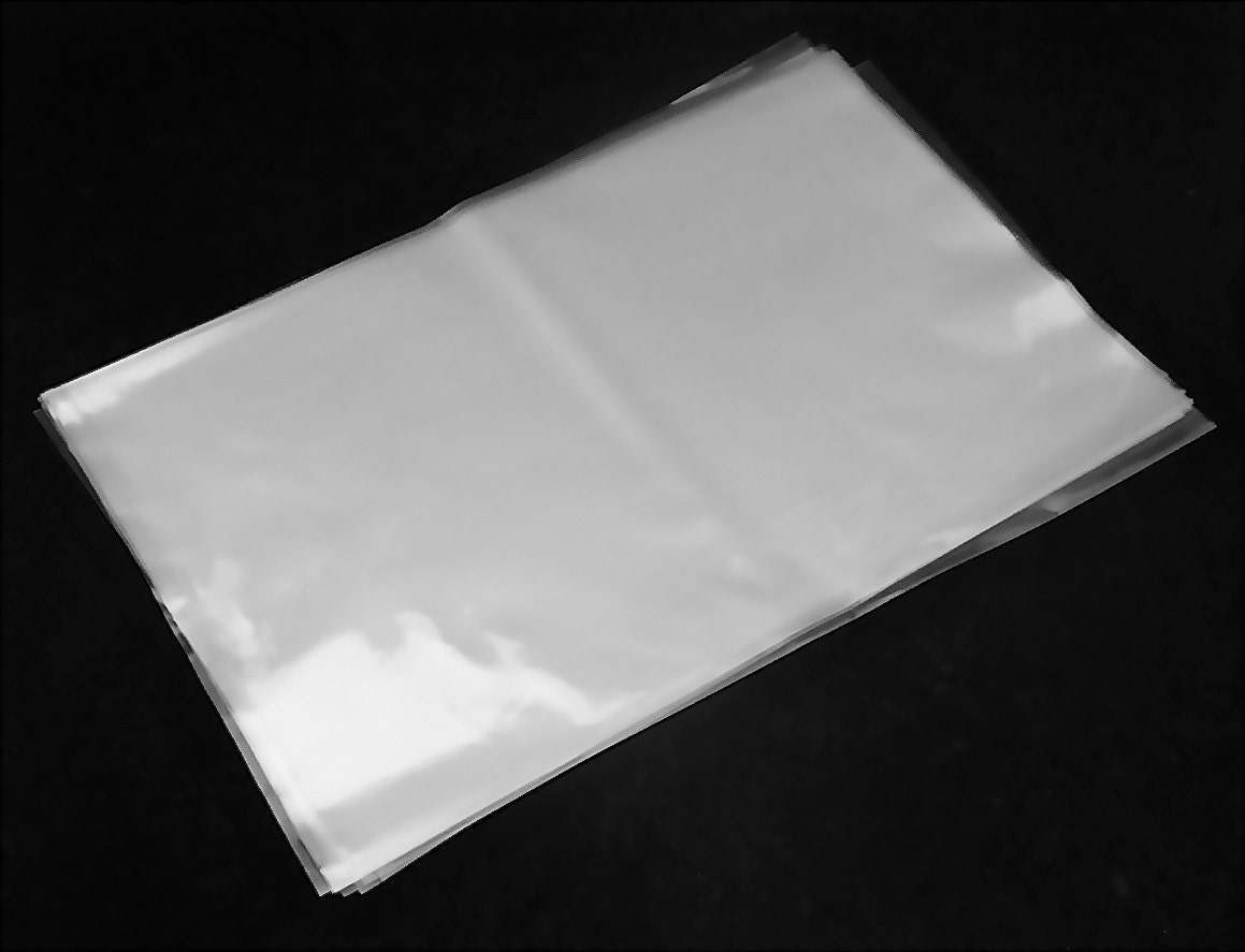 25 count of Clear Plastic Bags 10 x 16
