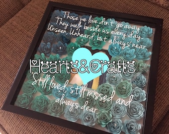 Memorial shadow box | Etsy