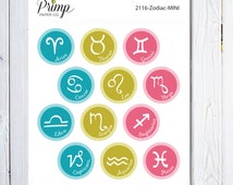 Popular items for zodiac stickers on Etsy