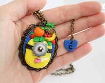 Unique minion jewelry related items | Etsy