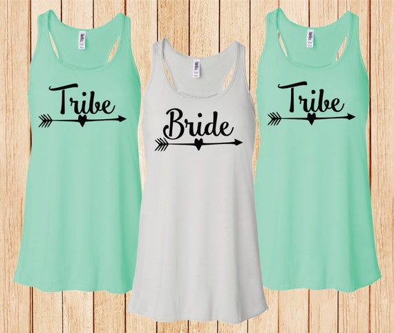 Tribe Bride Shirts Bride Bridesmaid Shirts By Everlygrayce