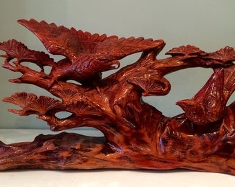 Hand carved eagle | Etsy