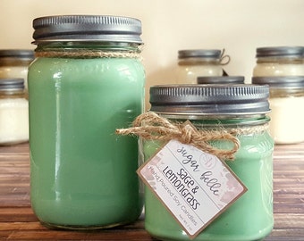 Unique sage candle related items | Etsy