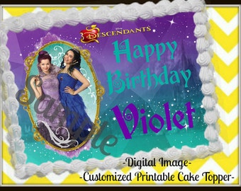 Descendants toppers | Etsy