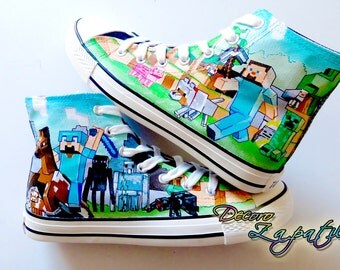 minecraft shoes – Etsy