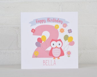 Card for 2 year old | Etsy