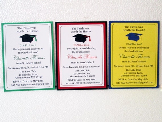 Graduation Invitations High School Graduation College