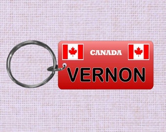 Personalized Barbados Country flag keychain