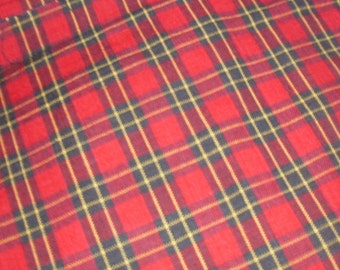 Woven plaid fabric | Etsy