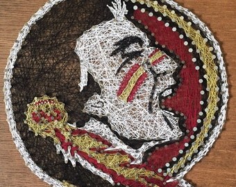 Handmade 30x24 Seattle Seahawks string art wall by StrungEmAlong