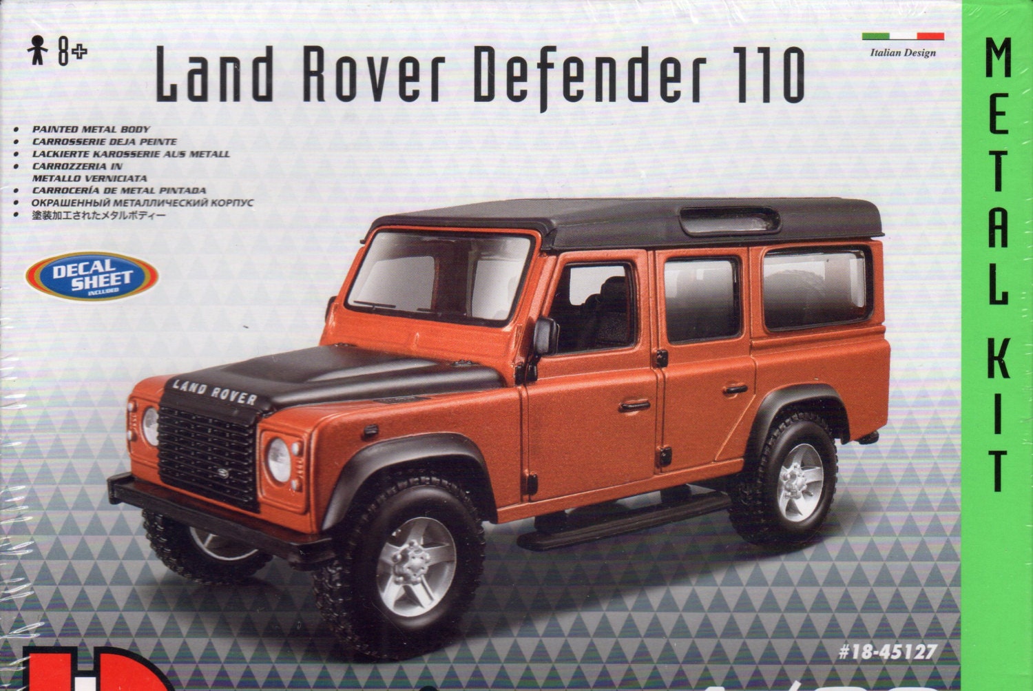Land Rover Defender 110 Die-Cast Metal MODEL CAR KIT Scale