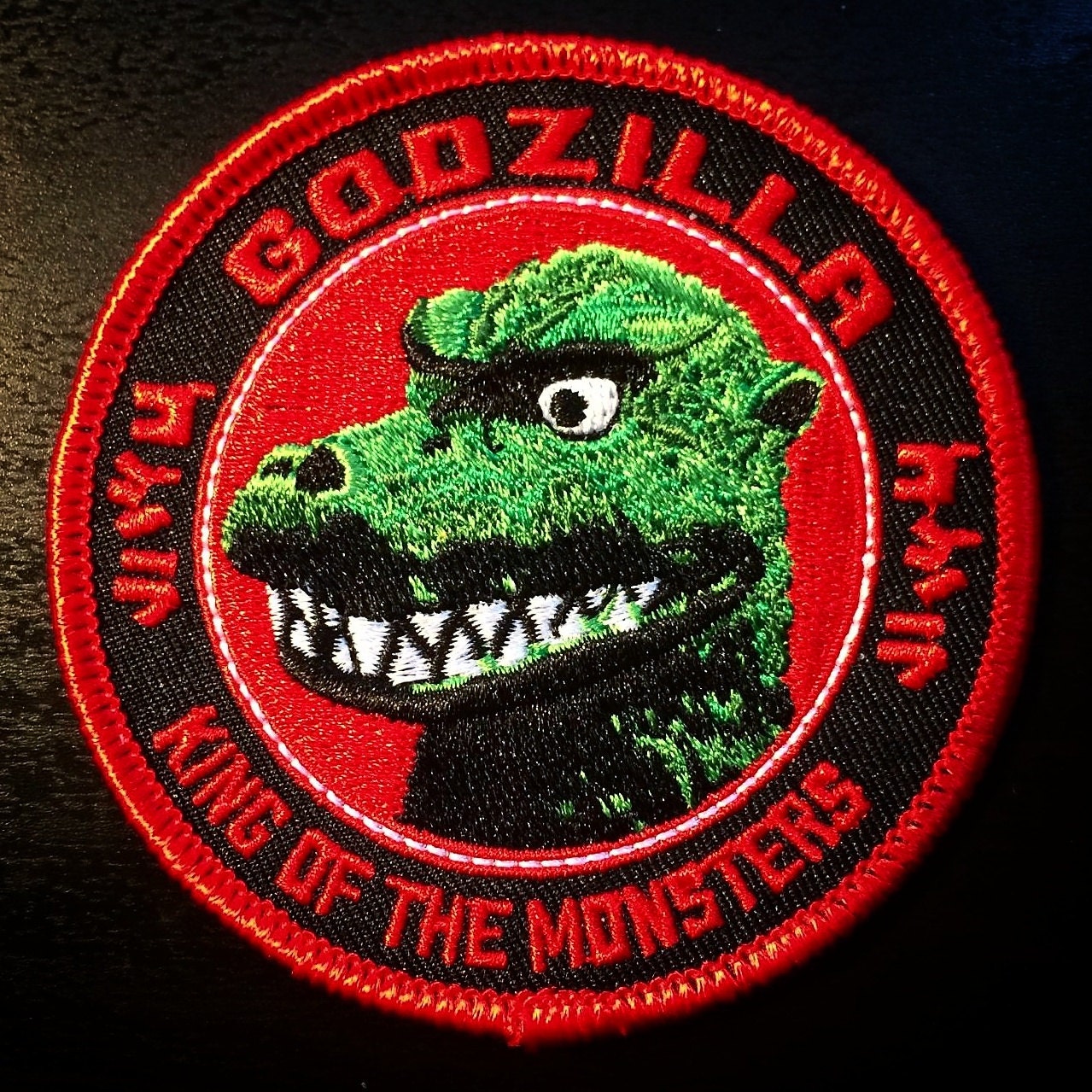 Godzilla KOTM patch by BxEButtons on Etsy