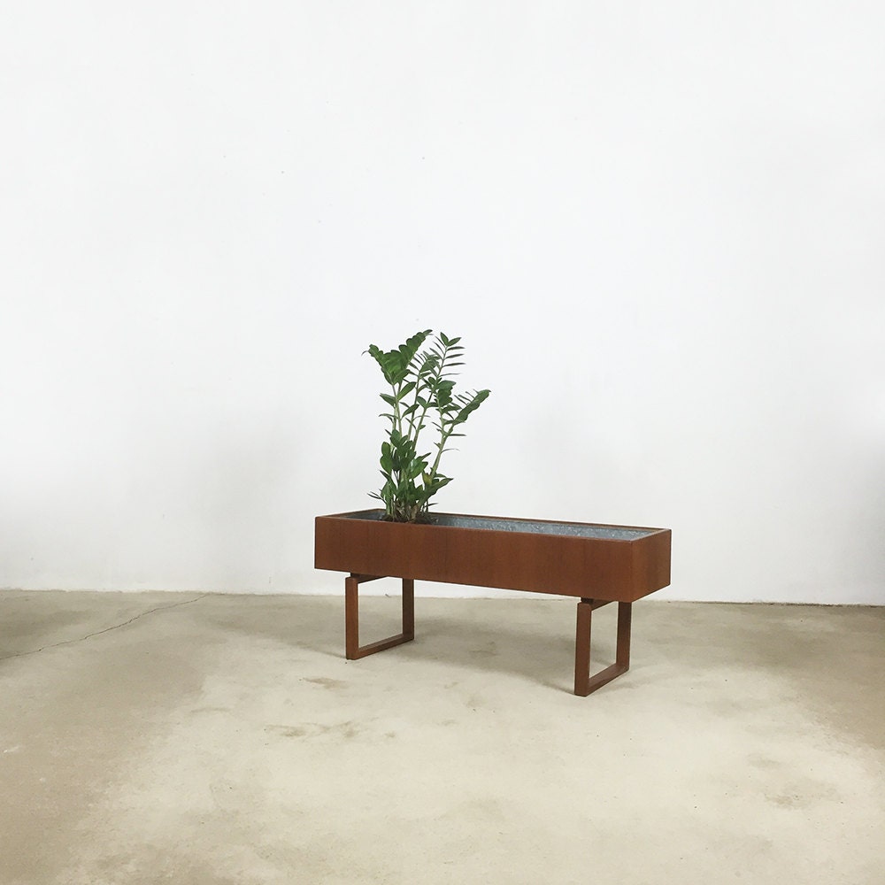 minimalistic 60s danish TEAK planter trough | Salin Mobler, Denmark ...