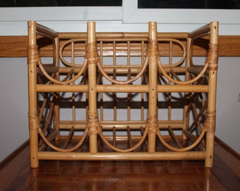 Modern wine rack | Etsy