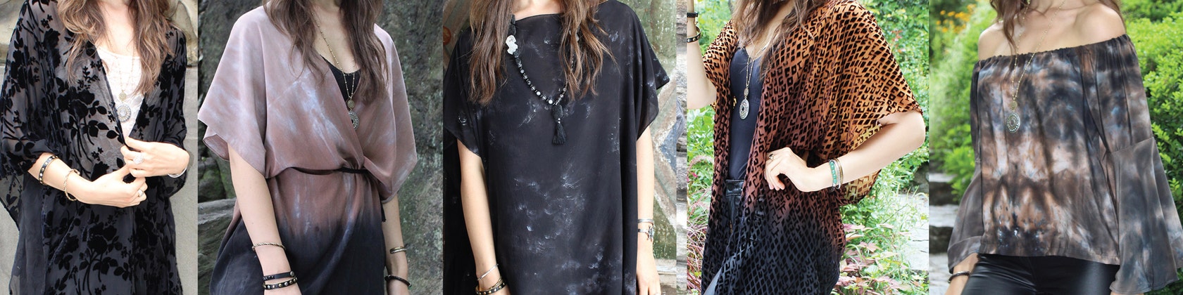 Vivid hand-dyed clothing for modern urban by AlysonReneeNYC