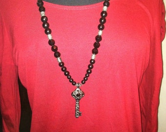 Long key necklace | Etsy