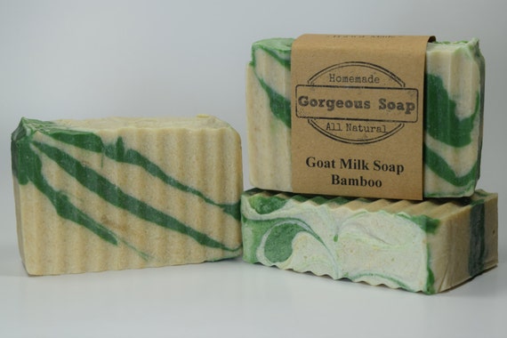 Bamboo Goat Milk Soap All Natural Soap Handmade by GorgeousSoap