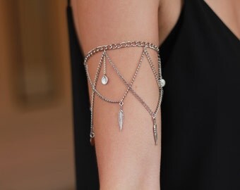 Chain arm band | Etsy