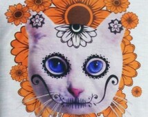 Popular items for day of the dead cat on Etsy