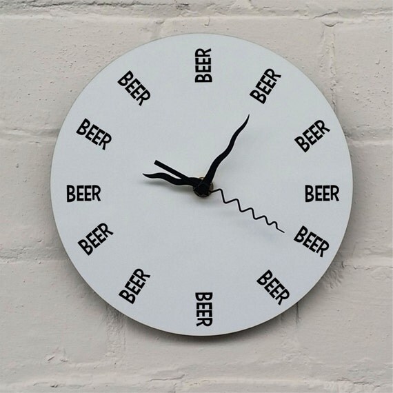 Beer o'clock beer clock beer decor beer lover gift