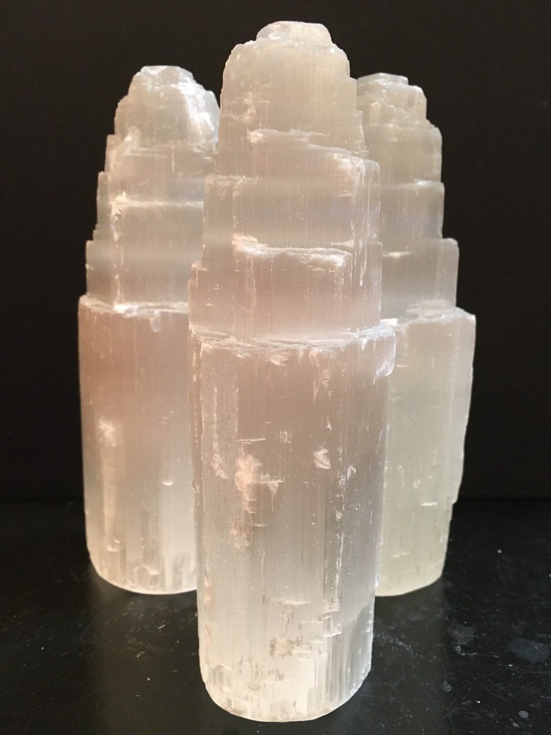 Selenite Raw Selenite Tower 5 to 6 Selenite Crystal