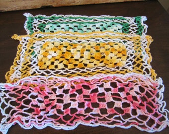 Colored doilies | Etsy