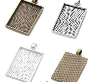 Rectangle bezels | Etsy