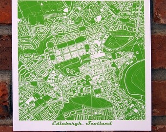 Fine map art prints for your home or business by MapOfHome on Etsy