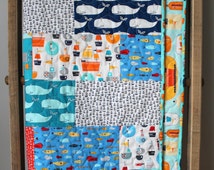 Popular items for nautical quilt on Etsy