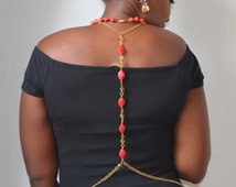 African Red Body Chain