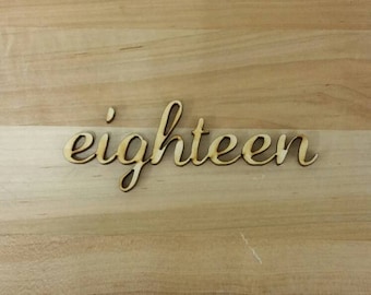 Laser cut numbers | Etsy